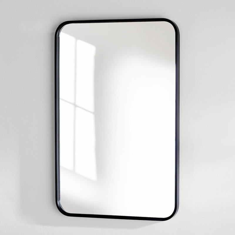 Sabine Metal Rounded Rectangle Wall Mirror & Reviews | Joss & Main